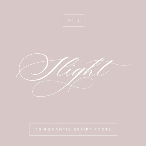 10 Romantic, Realistic Calligraphy Script Fonts - Sarah Shuttle Creative